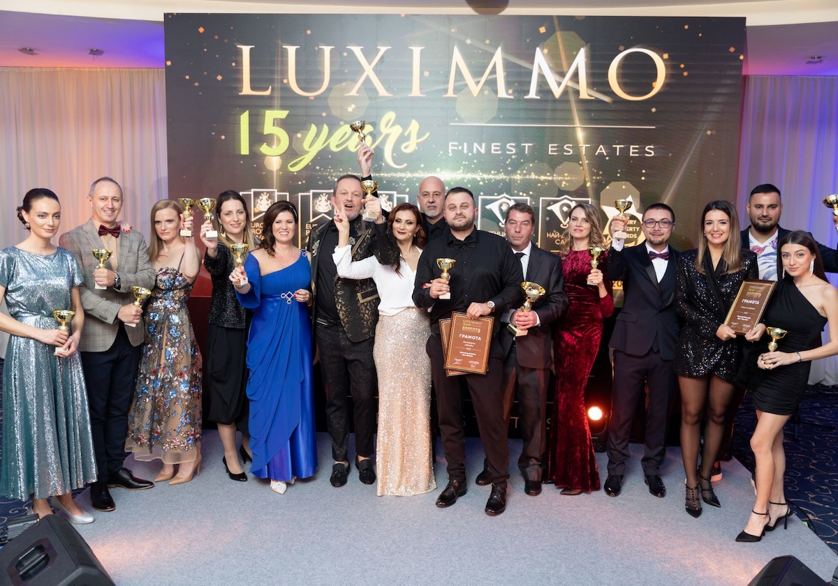 LUXIMMO раздаде годишните си награди за 2022 и отпразнува 15 години от създаването си — LUXIMMO